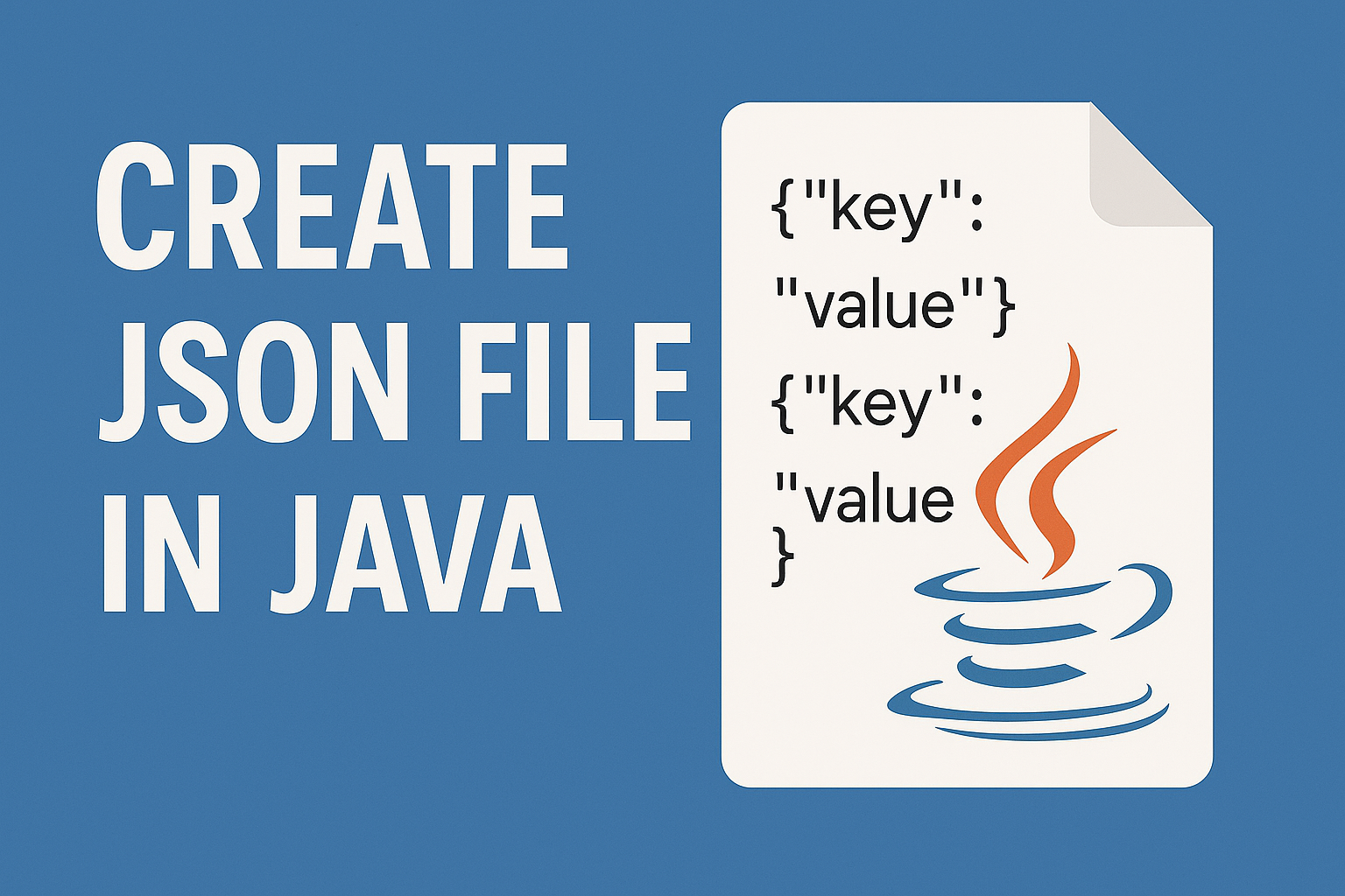 How to Create a JSON File in Java: Beginner to Advanced Guide | Merge JSON Files