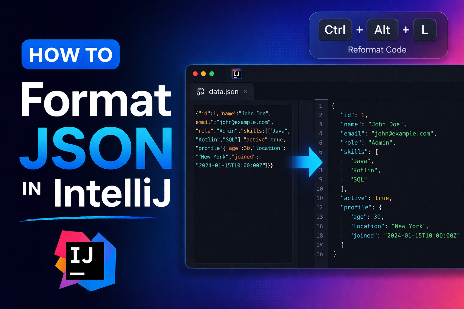 How to Format JSON in IntelliJ: Easy Guide (2026) | Merge JSON Files